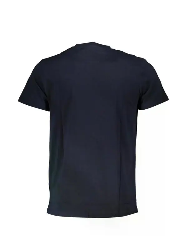 Roberto Cavalli Tiger-print Logo-print T-shirt - Blue