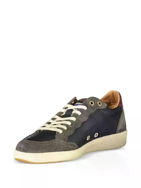 BLAUER. Suede Panelled Sneakers - Blue