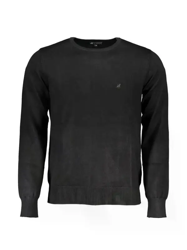 U.S. Grand Logo-embroidered Cotton Sweater