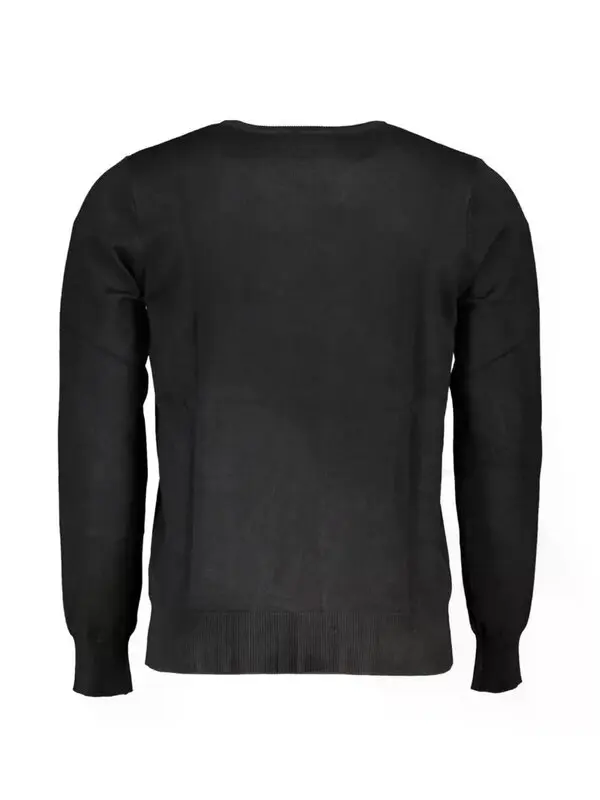 U.S. Grand Logo-embroidered Cotton Sweater