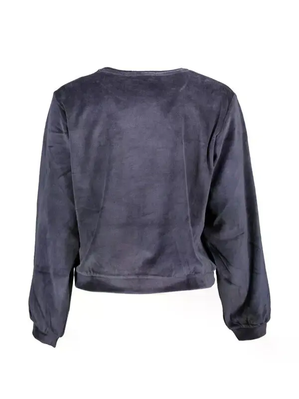 Desigual Velour Relaxed Fit Sweatshirt
