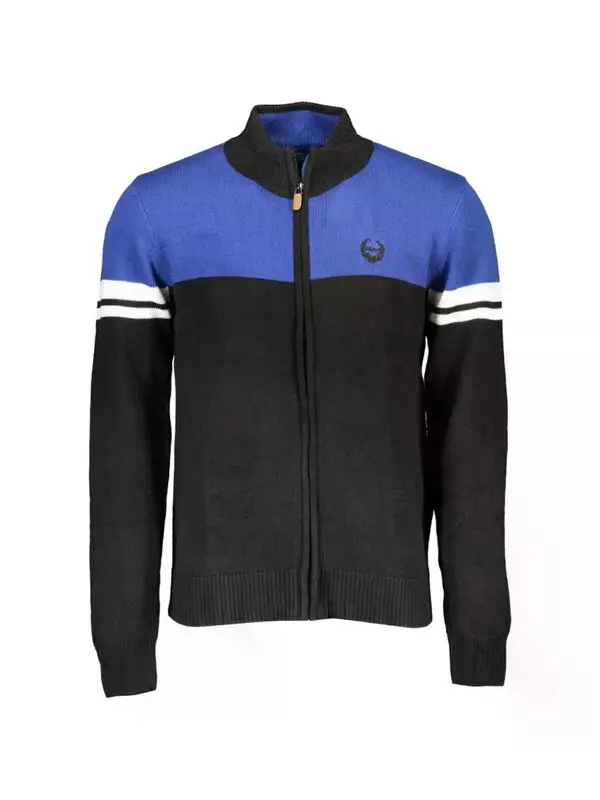 GIAN MARCO VENTURI VINTAGE Color-block Zip-up Sweatshirt