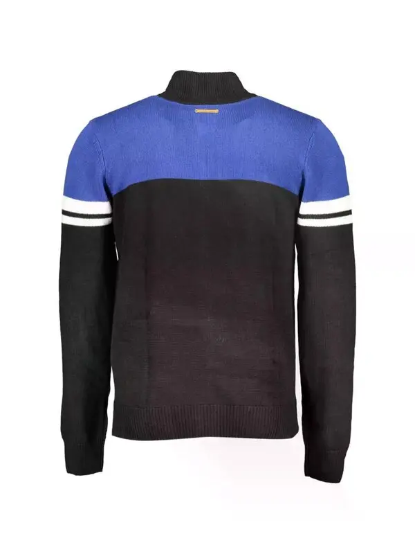 GIAN MARCO VENTURI VINTAGE Color-block Zip-up Sweatshirt