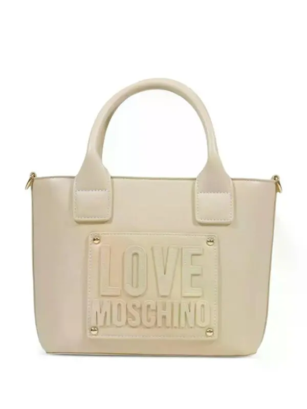 Moschino Logo-patch Tote Bag