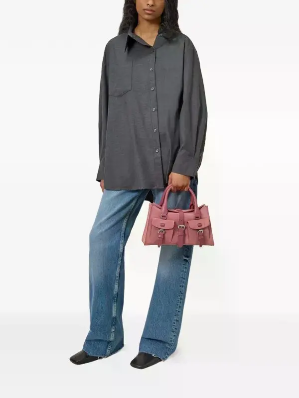 Mulberry Buckled-pocket Tote Bag