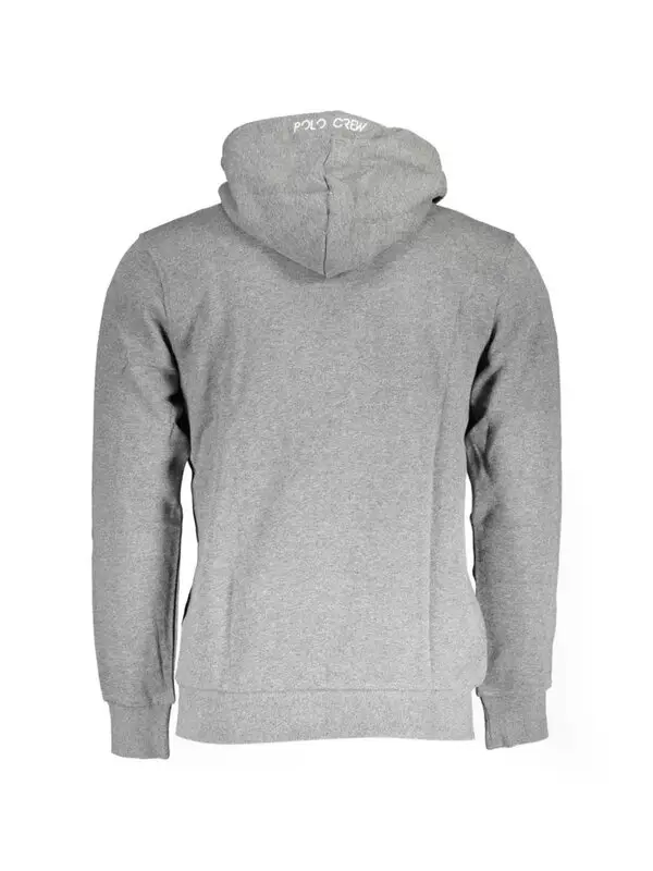 LA MARTINA Logo-embroidered Zip-up Hoodie