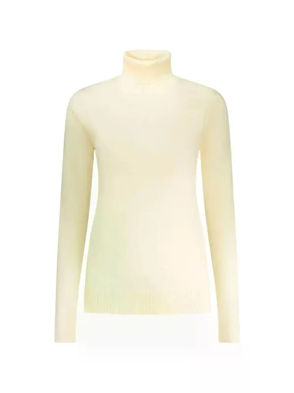 NORWAY 1963 Roll-neck Fine-knit Sweater - White