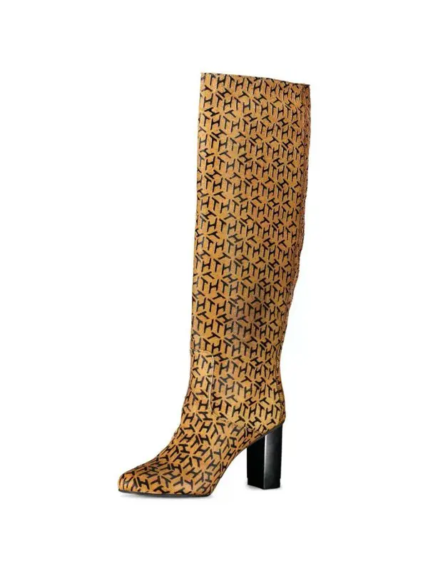 Tommy Hilfiger Monogram-pattern Boots