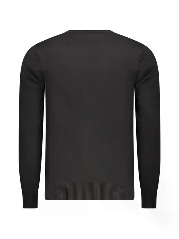 COVERI MOVING Logo-embroidered Crew-neck Sweater