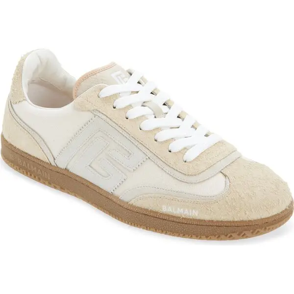 Balmain Swan Trainer Sneakers - 0da Cream