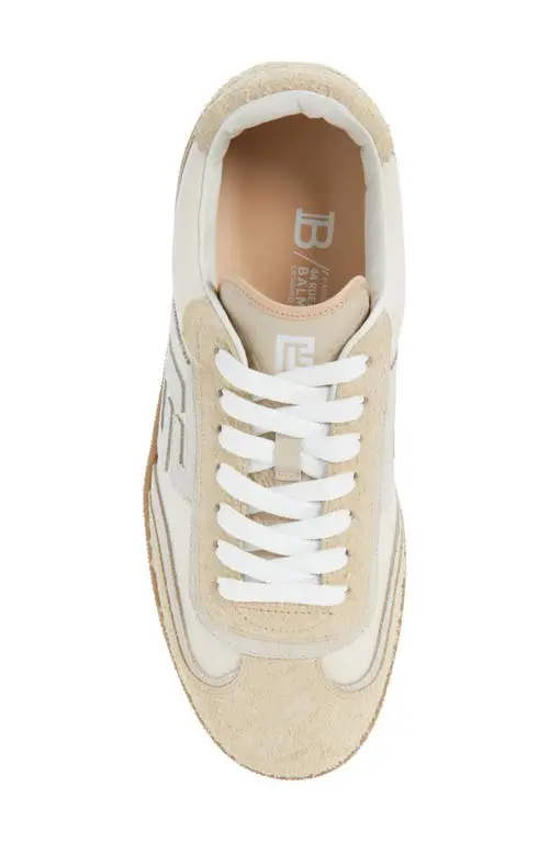 Balmain Swan Trainer Sneakers - 0da Cream