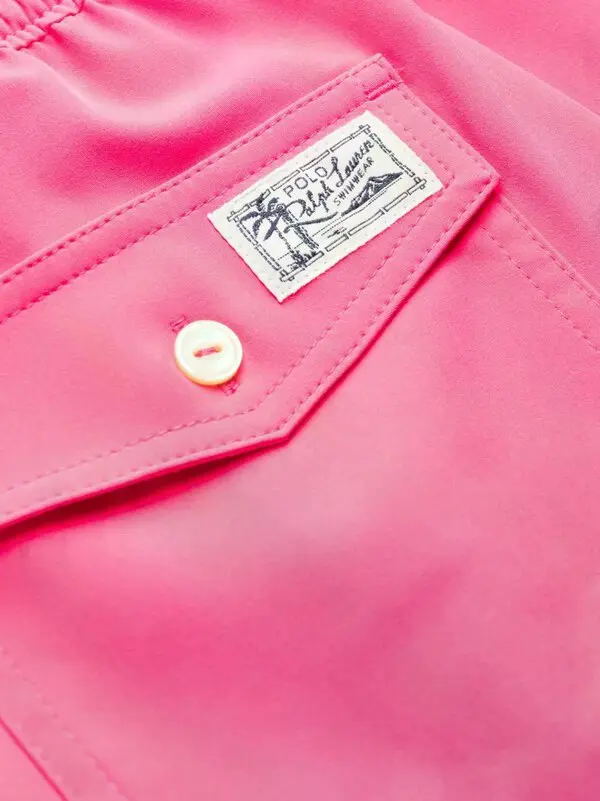 Polo Ralph Lauren Logo-embroidered Swim Shorts - Pink