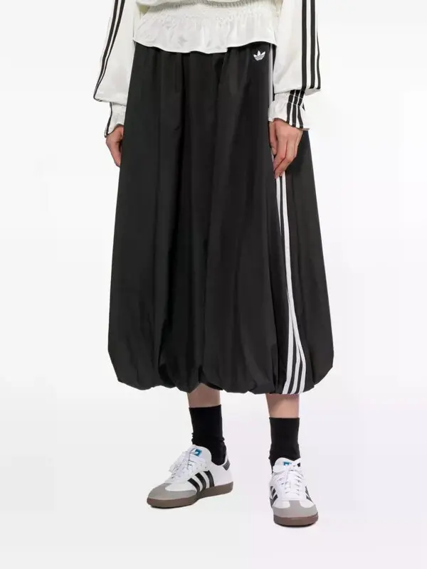 Adidas Logo-embroidered Midi Skirt