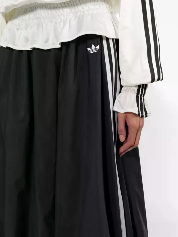 Adidas Logo-embroidered Midi Skirt