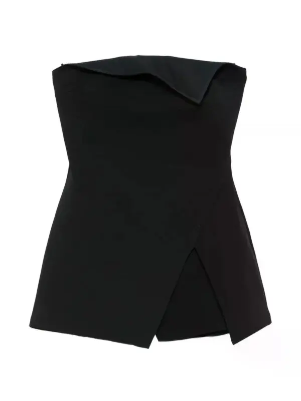 ANIYE BY Shana Fold-over Wrap Dress - Black
