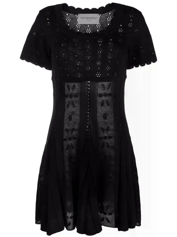 Viktor & Rolf Short-sleeve Mini Dress