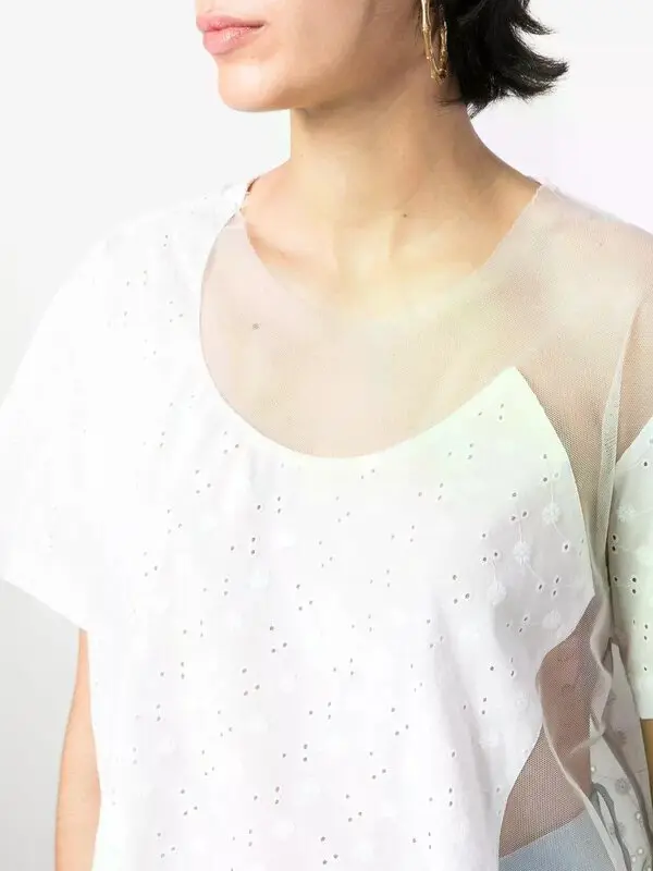 Viktor & Rolf Floating Time Mesh-panel T-shirt