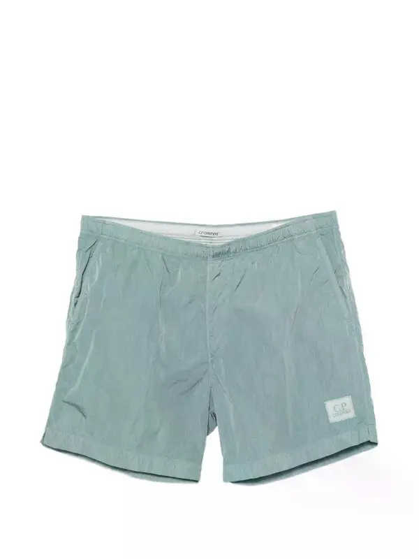 C.P. COMPANY Logo-patch Swim Shorts - Blue