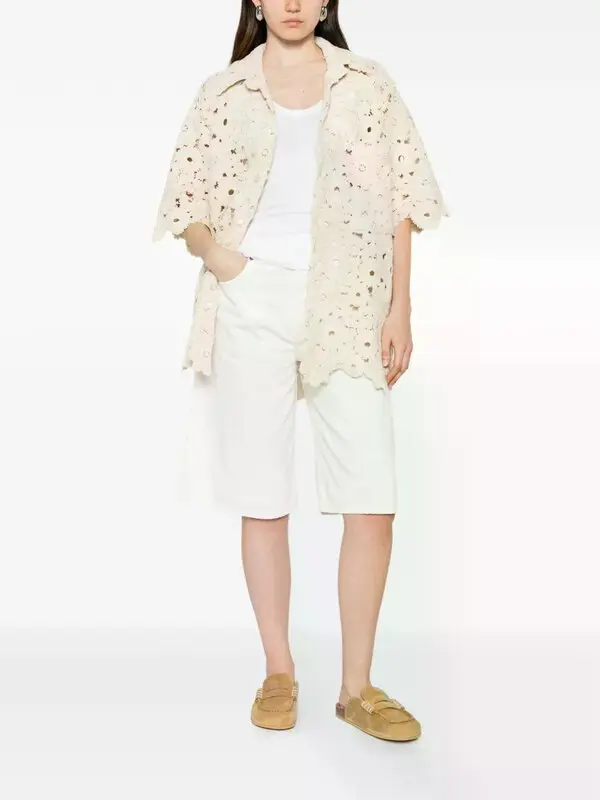 MTL STUDIO Giulia Crochet Shirt