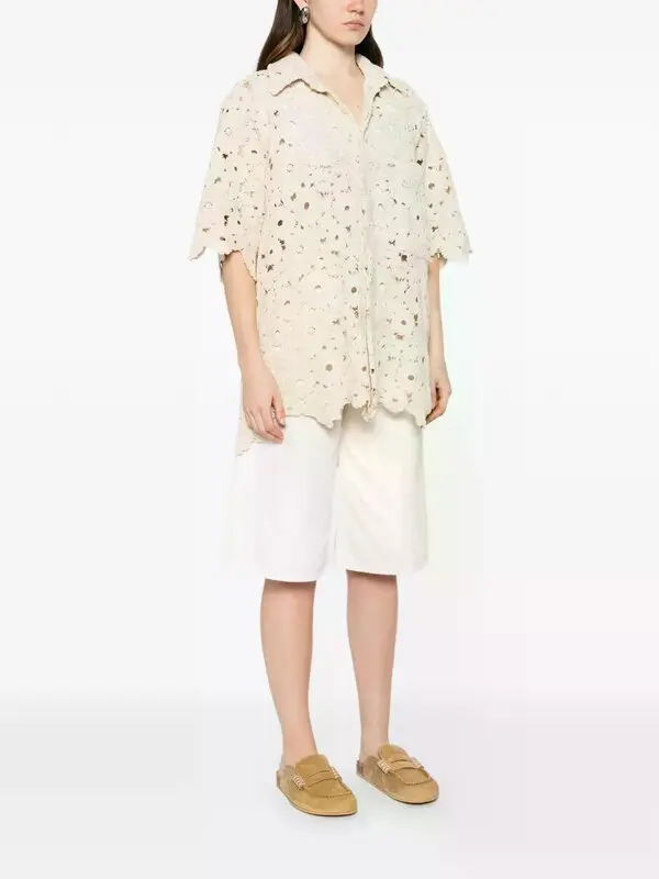 MTL STUDIO Giulia Crochet Shirt