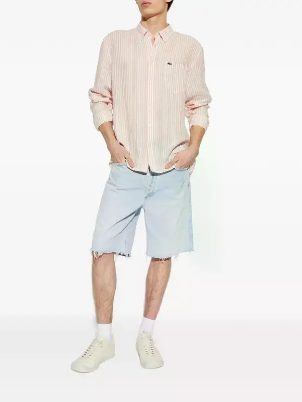 Lacoste Button-down Striped Shirt