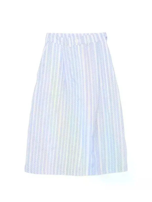 MTL STUDIO Striped Midi Skirt