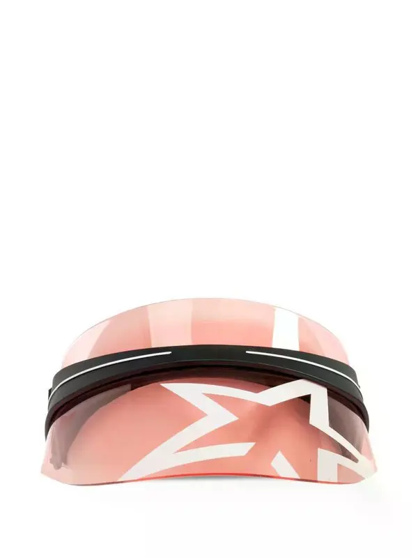 Perfect Moment Star-print Visor - Pink
