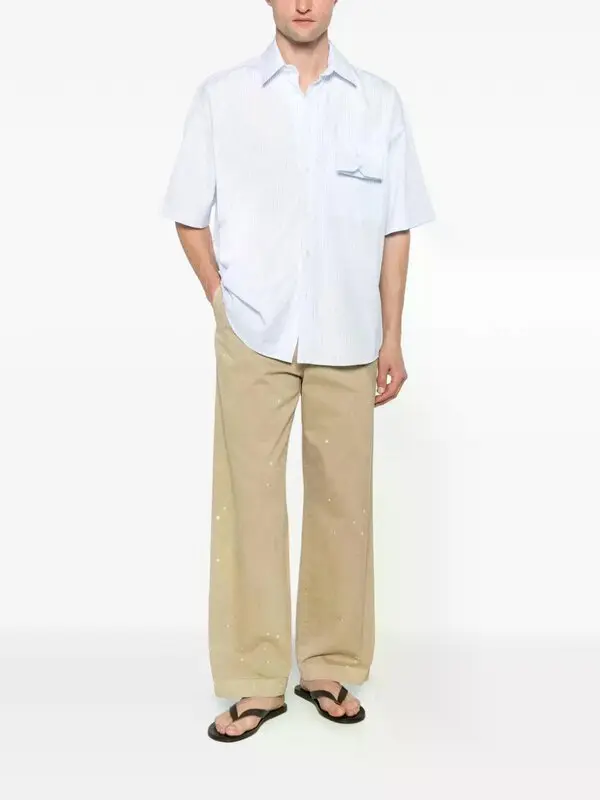 MTL STUDIO Polsino Stripe-pattern Shirt