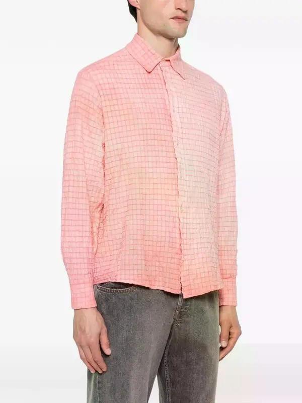 MTL STUDIO Sporco Jacquard Check Shirt