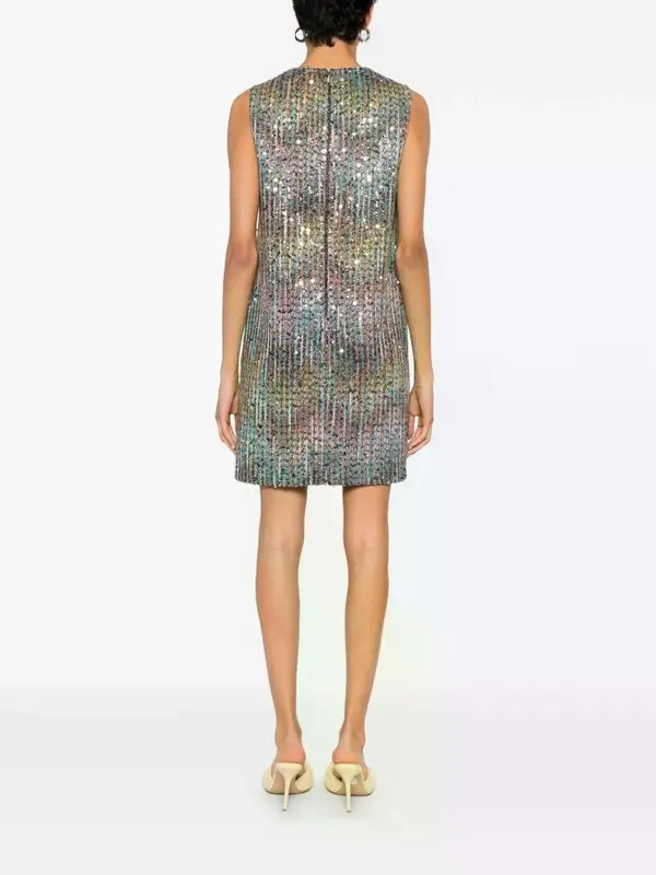 Missoni Sequin-embellished Metallic-thread Mini Dress - Pink