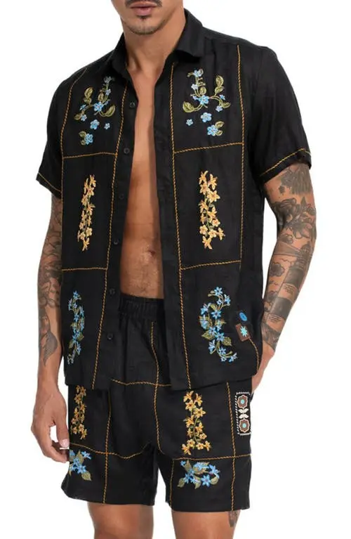 Agua Bendita Jack Linen Camp Shirt