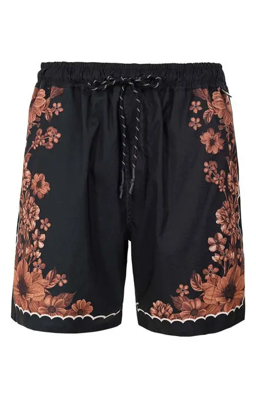 Agua Bendita Joe Swim Trunks - Black Multi