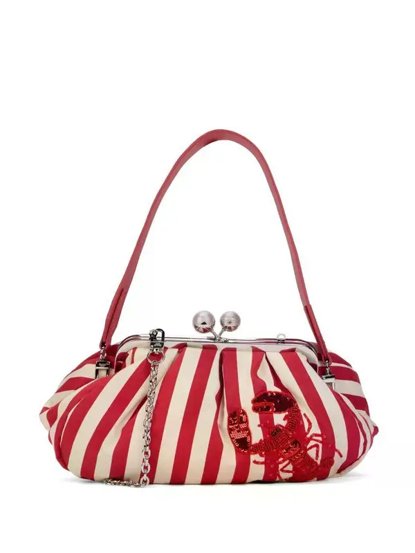 Max Mara Wkagerusia Striped Clutch