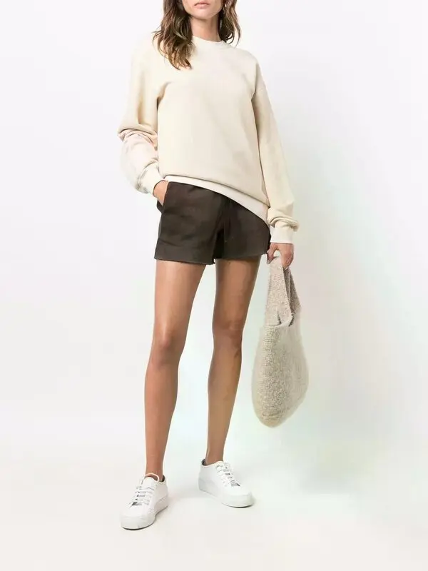 Cotton Citizen Raw-cut Track Shorts