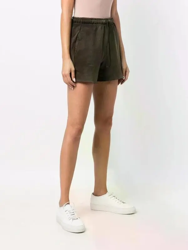 Cotton Citizen Raw-cut Track Shorts