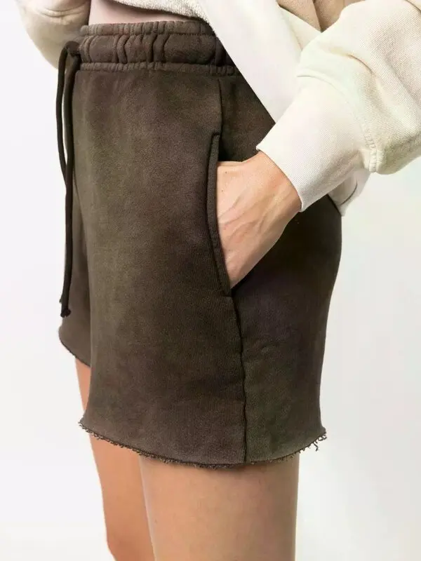 Cotton Citizen Raw-cut Track Shorts