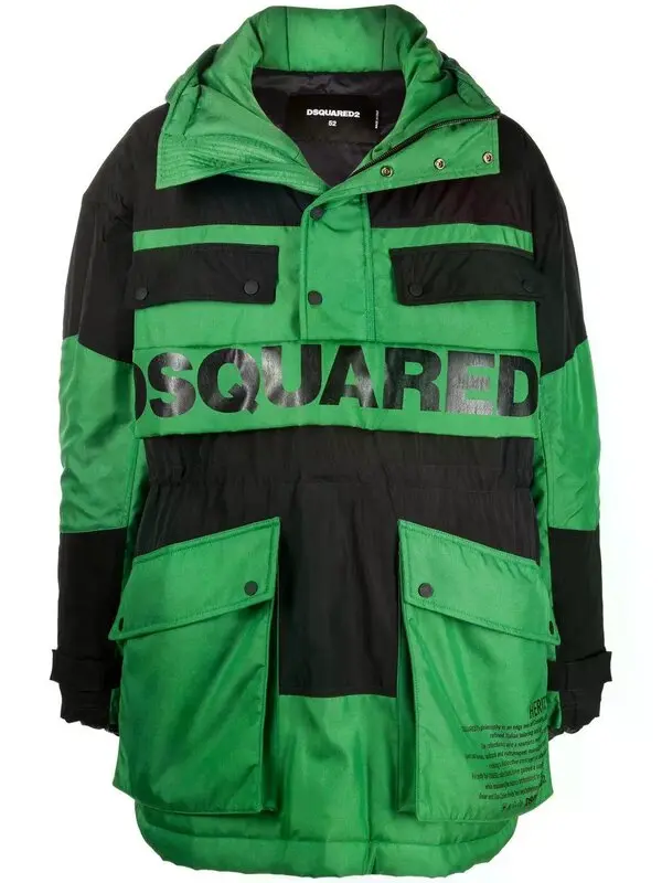 Dsquared2 Logo-print Padded Coat