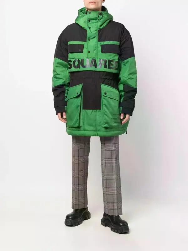 Dsquared2 Logo-print Padded Coat