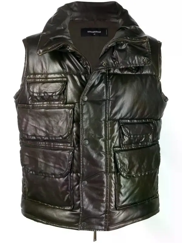 Dsquared2 Multiple-pocket Sleeveless Gilet