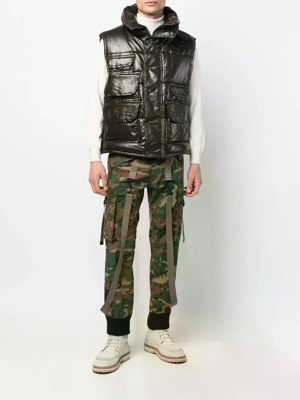 Dsquared2 Multiple-pocket Sleeveless Gilet