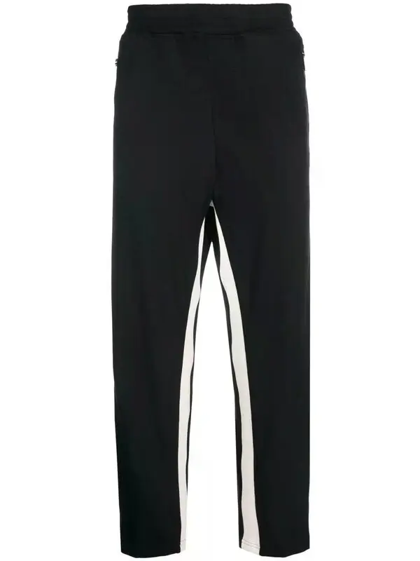 Neil Barrett Cropped Cotton Track Pants