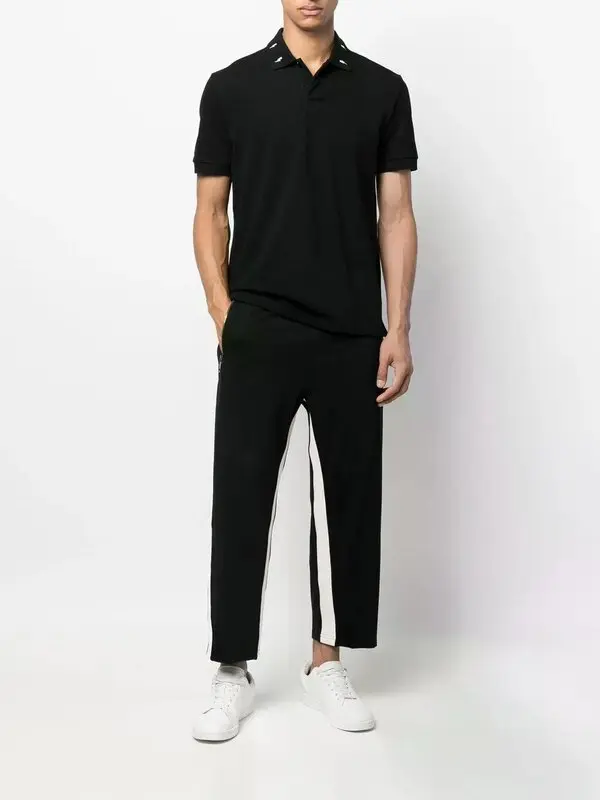 Neil Barrett Cropped Cotton Track Pants