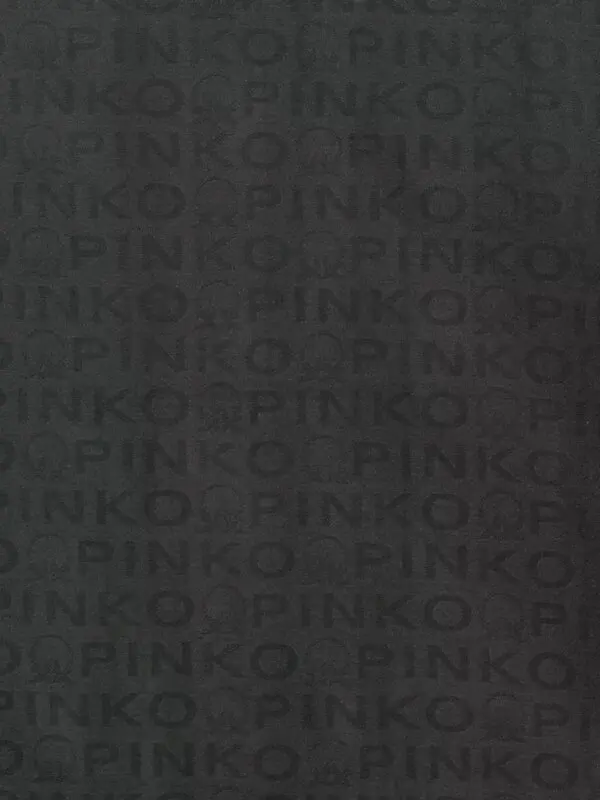 Pinko Logo Frayed Scarf