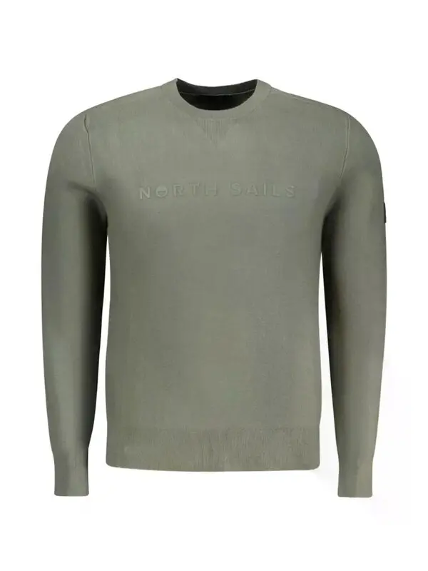 NORTH SAILS Logo-detail Crew-neck Sweater - Green
