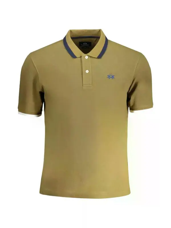 LA MARTINA Tipped-collar Piqué Polo Shirt