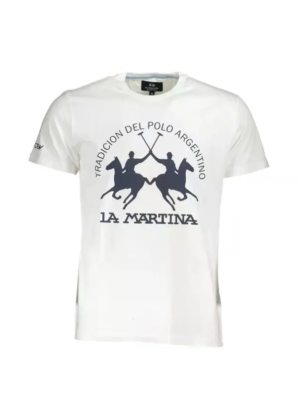 LA MARTINA Graphic-print Cotton T-shirt
