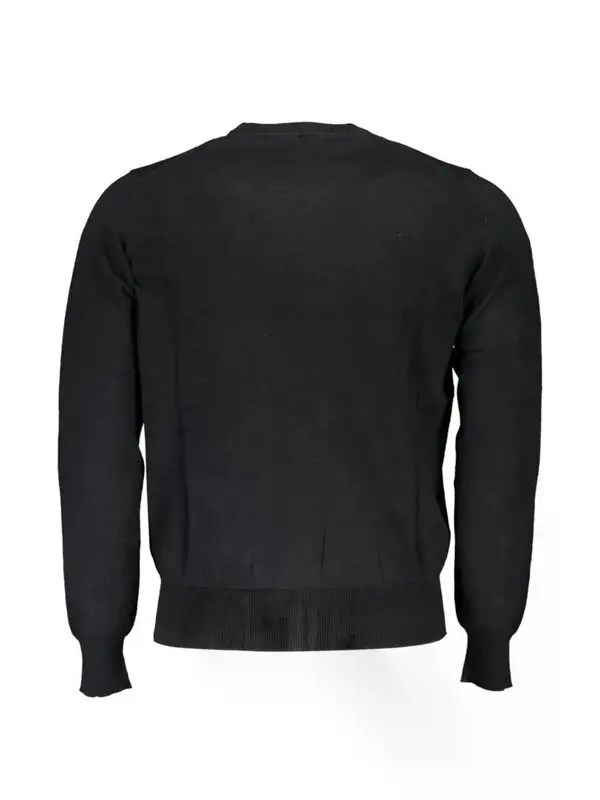 NORTH SAILS Logo-embroidered Crew-neck Sweater - Black