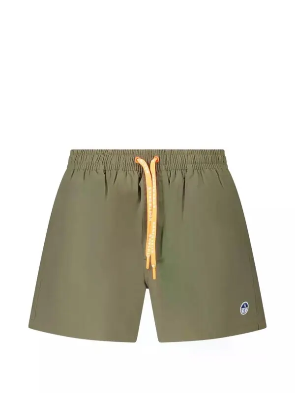 NORTH SAILS Logo-patch Swim Shorts - Green