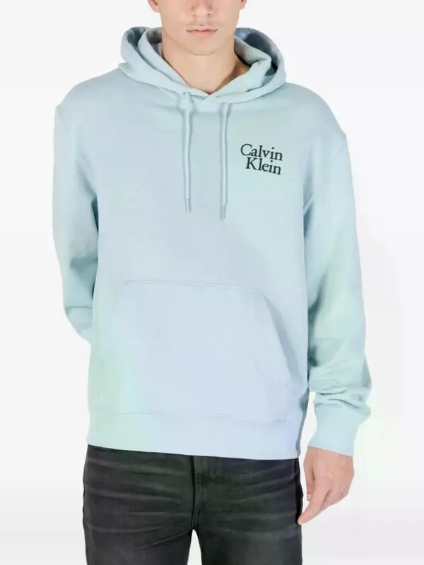 Calvin Klein Logo-print Drawstring Hoodie