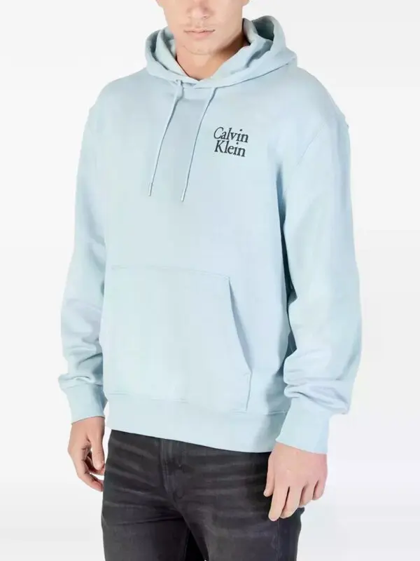 Calvin Klein Logo-print Drawstring Hoodie